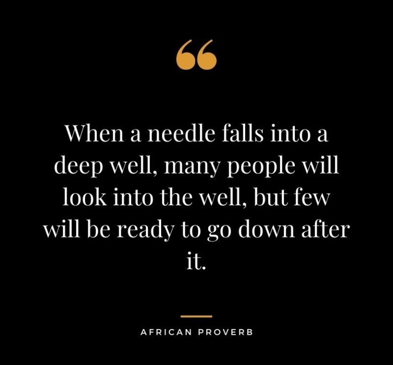 30 Most Famous African Proverbs and Saying (Must read) – Makewetalknow